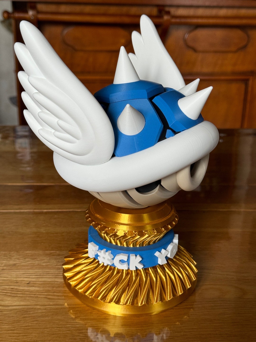 Mario Kart Inspired Blue Winged Shell - Etsy