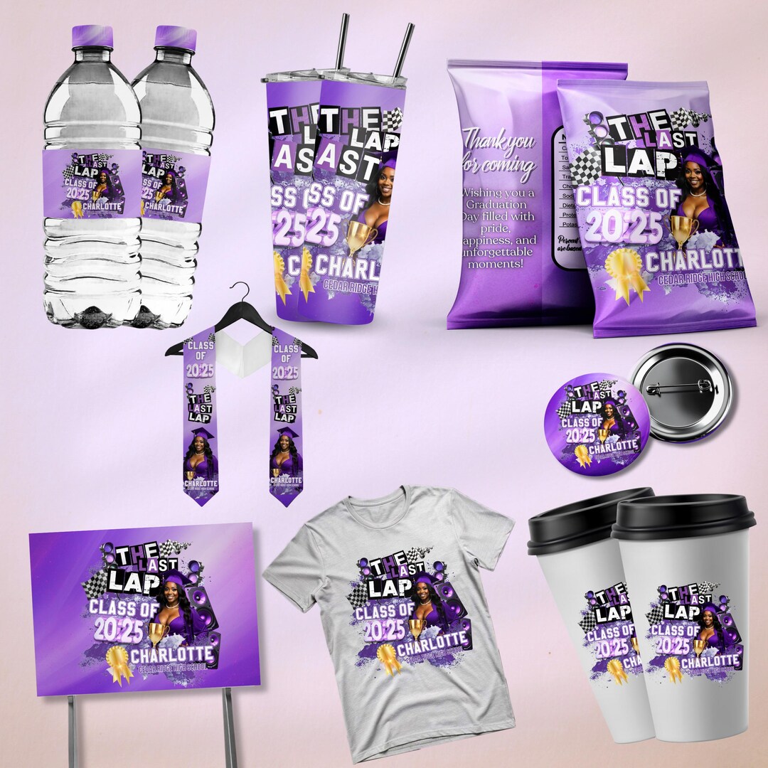 Last Lap Graduation Bundle, Graduation Bundle, Graduation Stole, 3d ...