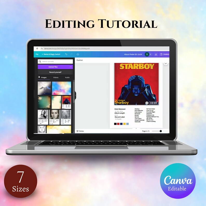 Canva Album Poster, Album Cover Posters, Digital Album Cover Posters ...