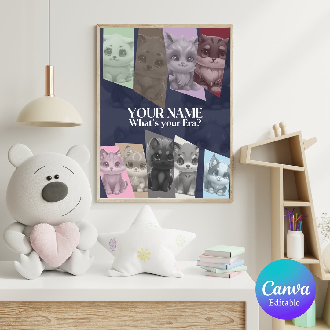 Eras Tour Poster, Eras Poster Canva Template, Eras Tour, Custom Eras ...