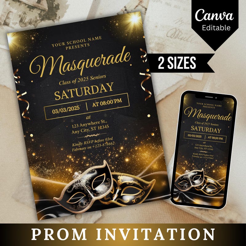 Masquerade Prom Theme - Etsy