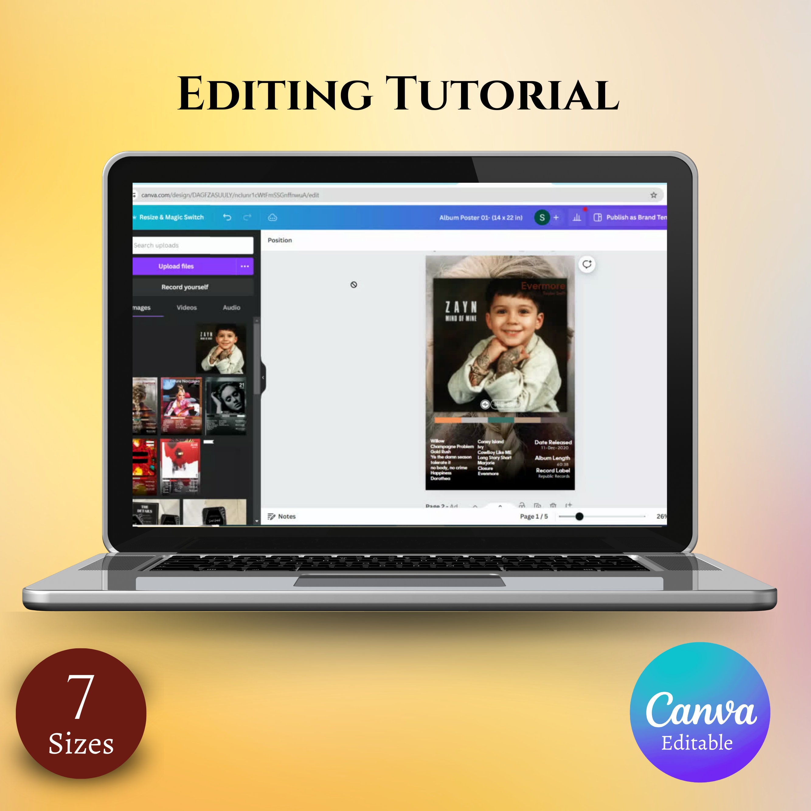 Canva Album Poster, Album Cover Posters, Digital Album Cover Posters ...