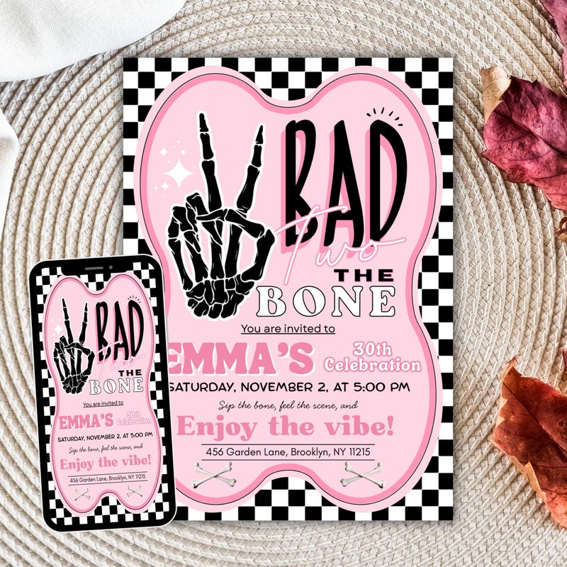 Bad Two the Bones Girl - Etsy
