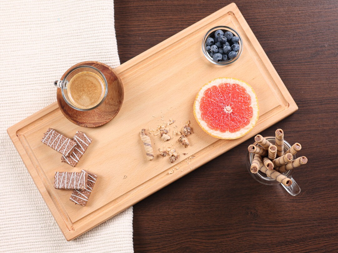 Serving Board, Wooden Serving Board, Showcase Wooden Board, Solid Beech ...
