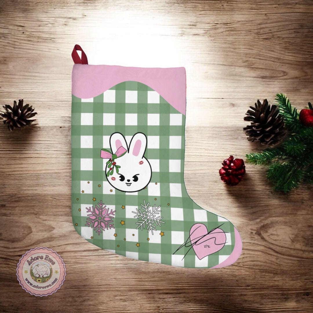 Minho Bias Skz Stocking, Kpop Stocking, Holiday Decorations, Leebit ...