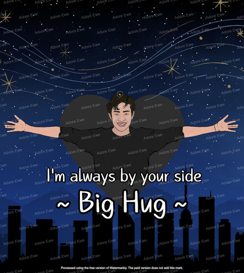 Channie - Big Hug Hand-drawn Plush Blanket, Stray Kids, SKZ, Cozy ...