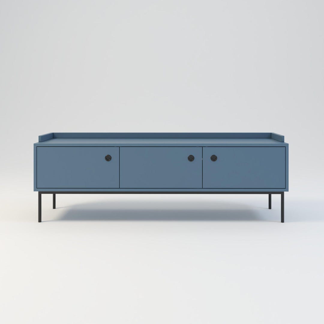 TV Cabinet Minimal, 3 Doors, 150 Cm X 40 Cm X 50 Cm (H) - Etsy UK