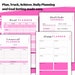 Planner Undated, Monthly and Daily Digital Planner, iPad Planner ...