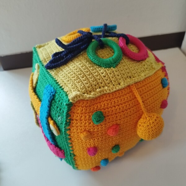 Crochet Activity Cube - Etsy