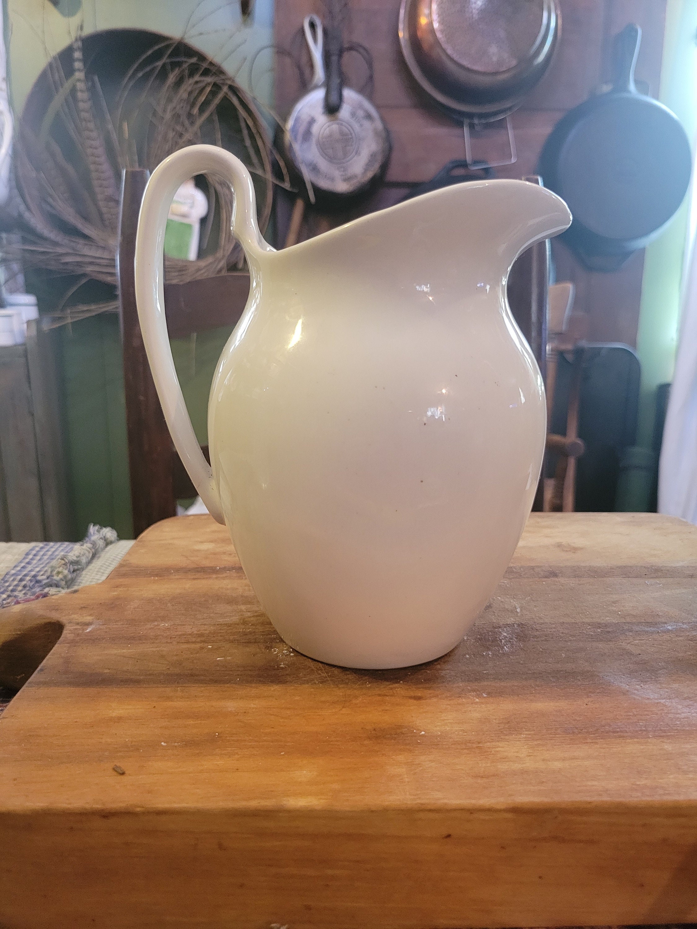 Vintage Ironstone Pitcher James Kent Ltd Staffordshire England - Etsy