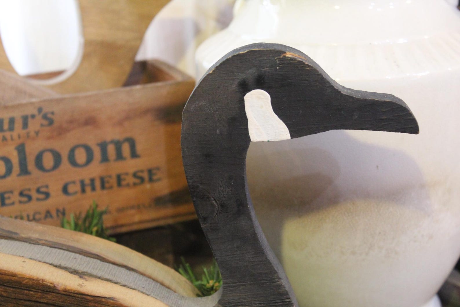 Wooden Goose, Folk Art Decor, Primitive, Hamdmade - Etsy