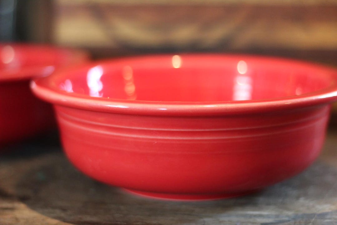 Fiesta Ware Bowls in Scarlet Red, Set of 2 - Etsy
