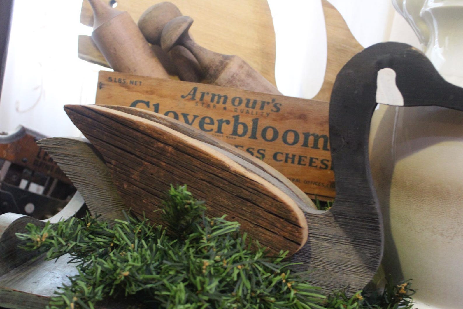 Wooden Goose, Folk Art Decor, Primitive, Hamdmade - Etsy