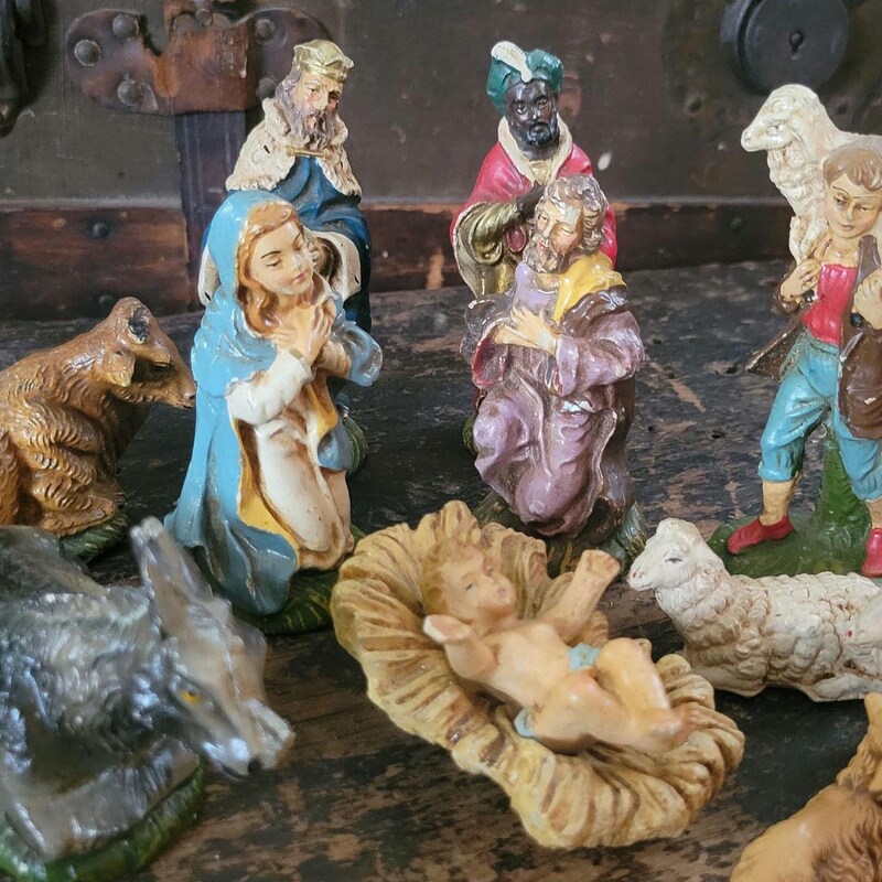 Italy Chalkware Nativity - Etsy
