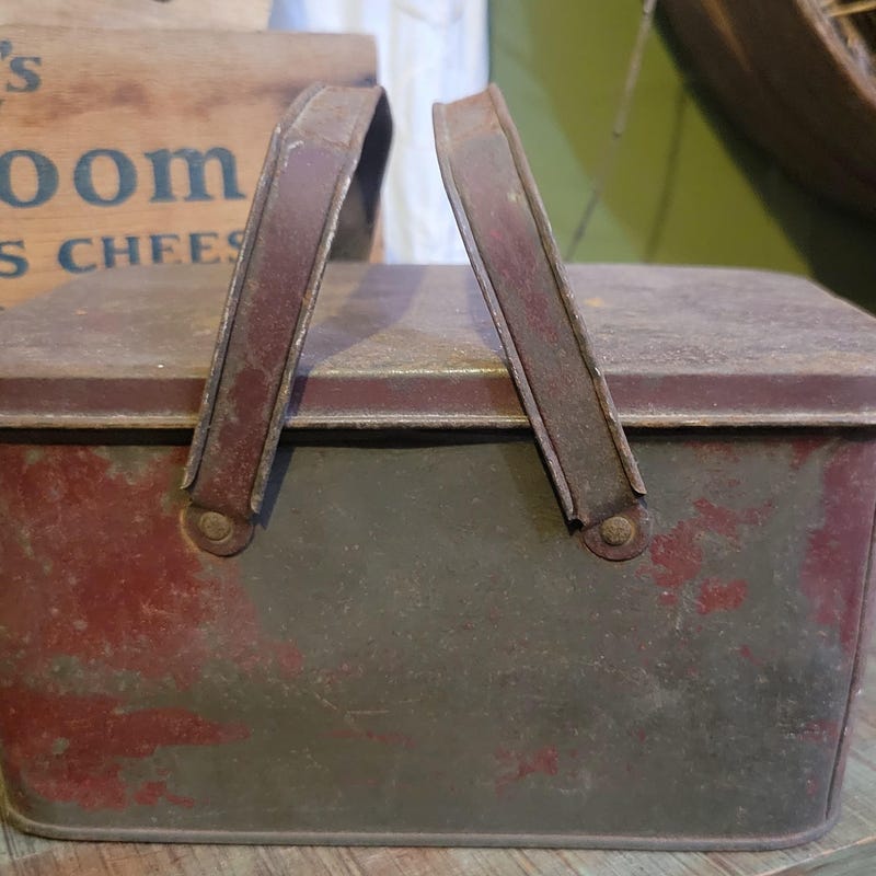 Vintage Lunch Pail - Etsy