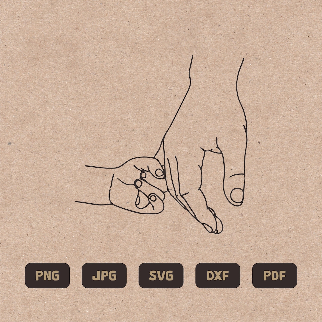 Baby Holding Father's Hand SVG, Baby Hand PNG, Lovely Baby Hand Clip ...
