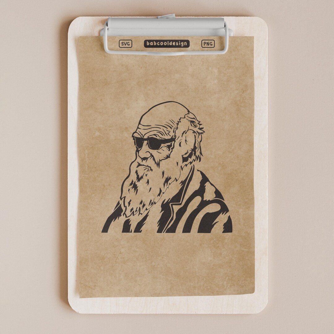Charles Darwin PNG Evolution Theory SVG Biology Projects Natural ...