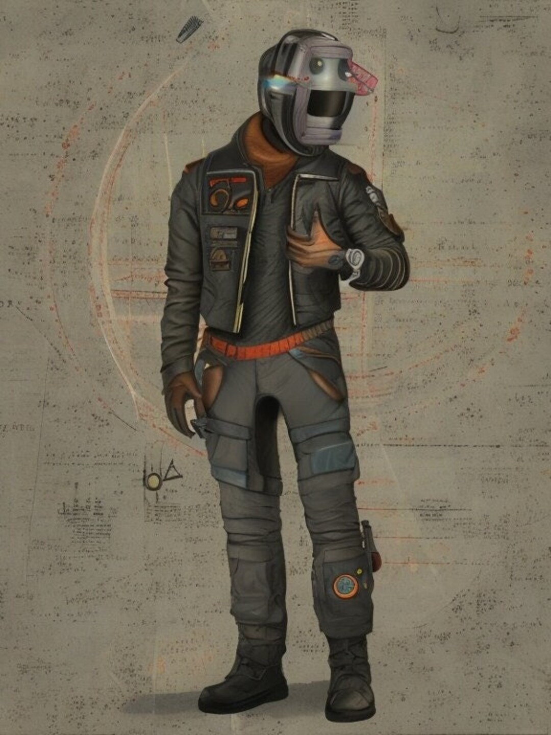 Steampunk/dieselpunk Space Explorer - Etsy