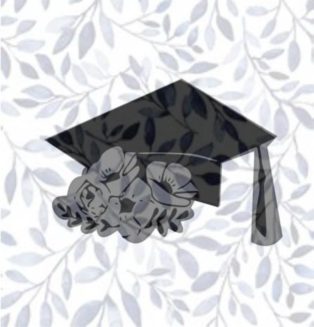 Graduation Cap Hat Flowers Floral Cookie Cutter - Etsy