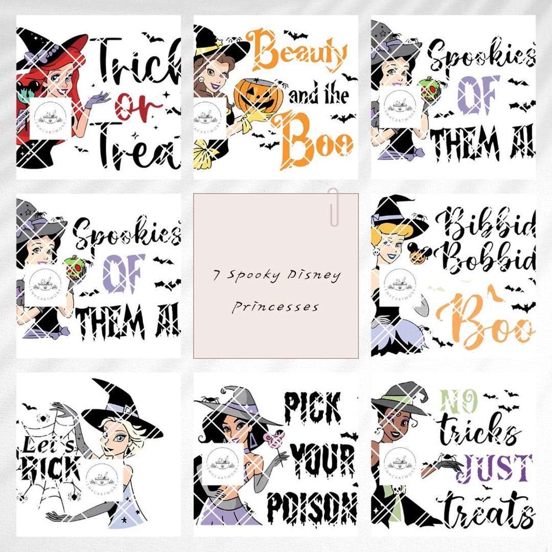 Spooky Halloween Princesses PNG Bundle (digital Download) - Etsy