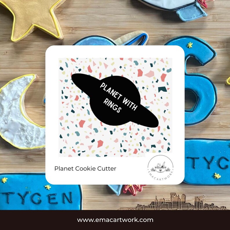 Planet With Rings Space Theme Cookie Cutter - Etsy