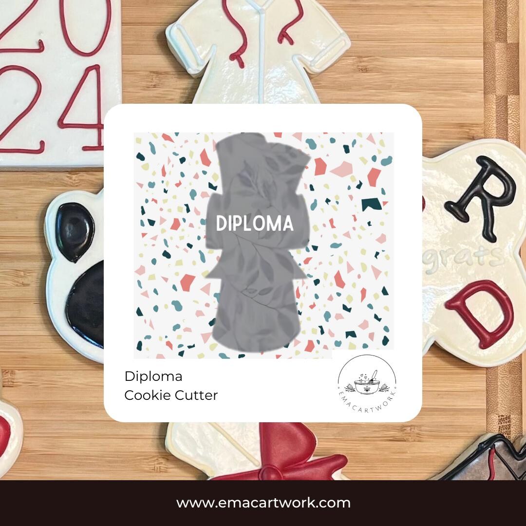 Graduation Diploma Whimsical Cookie Cutter - Etsy