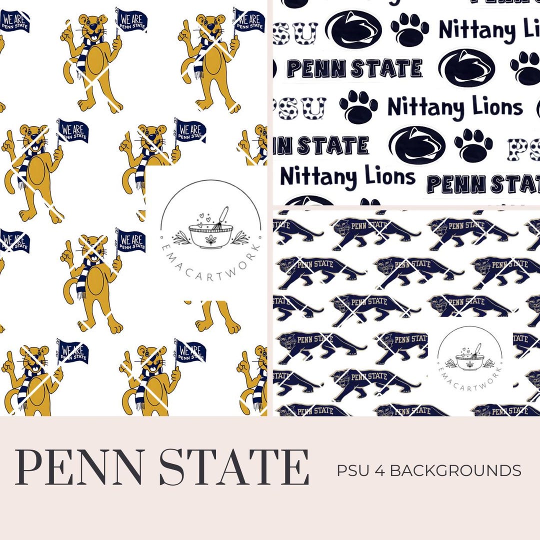 Penn State Nittany Lions Backgrounds: PNG Bundle (digital Download) - Etsy