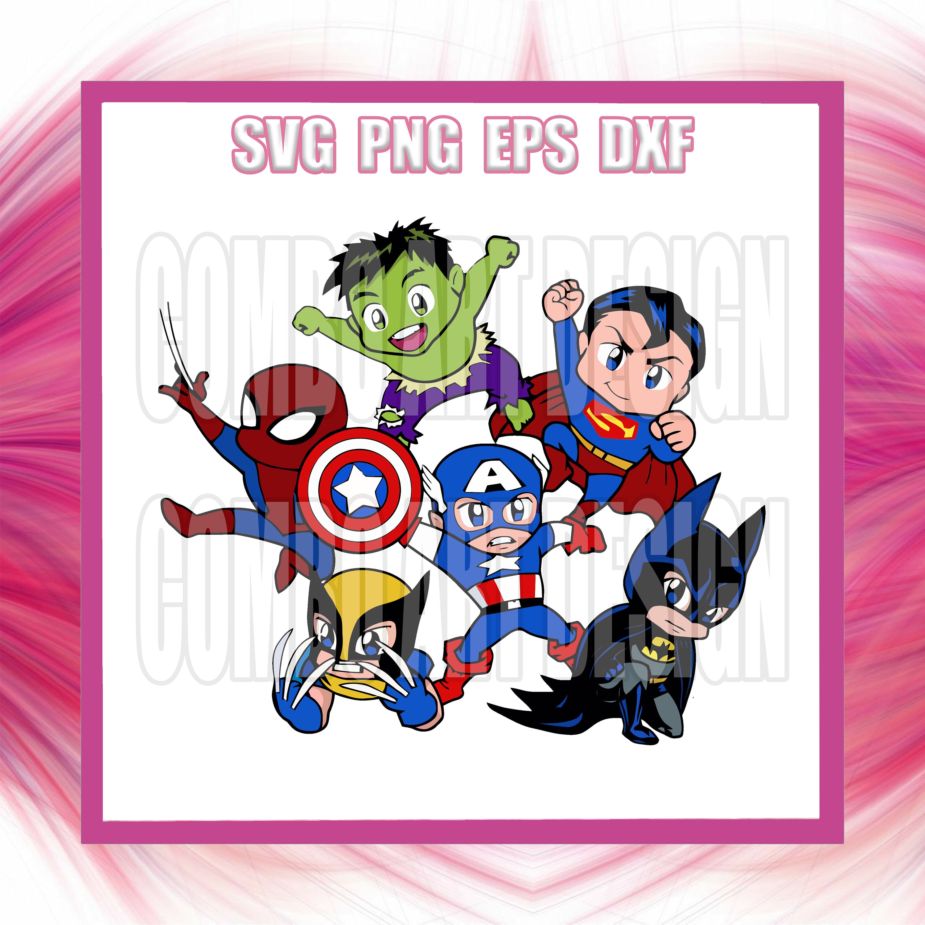 Superhero Svg / Baby Superhero Cricut Vector / Superhero DIY / Png ...