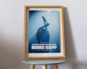 Reneé Rapp Digital Poster Snow Hard Feelings Tour - Etsy