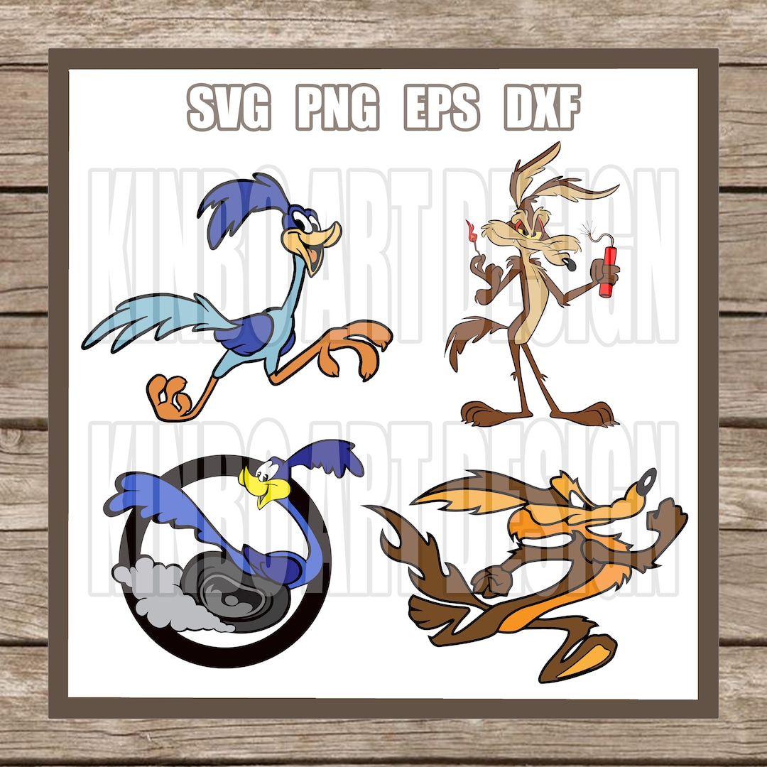 Coyote Wild Svg, Coyote Splat, Coyote Wile E, Cut Files for Cricut ...