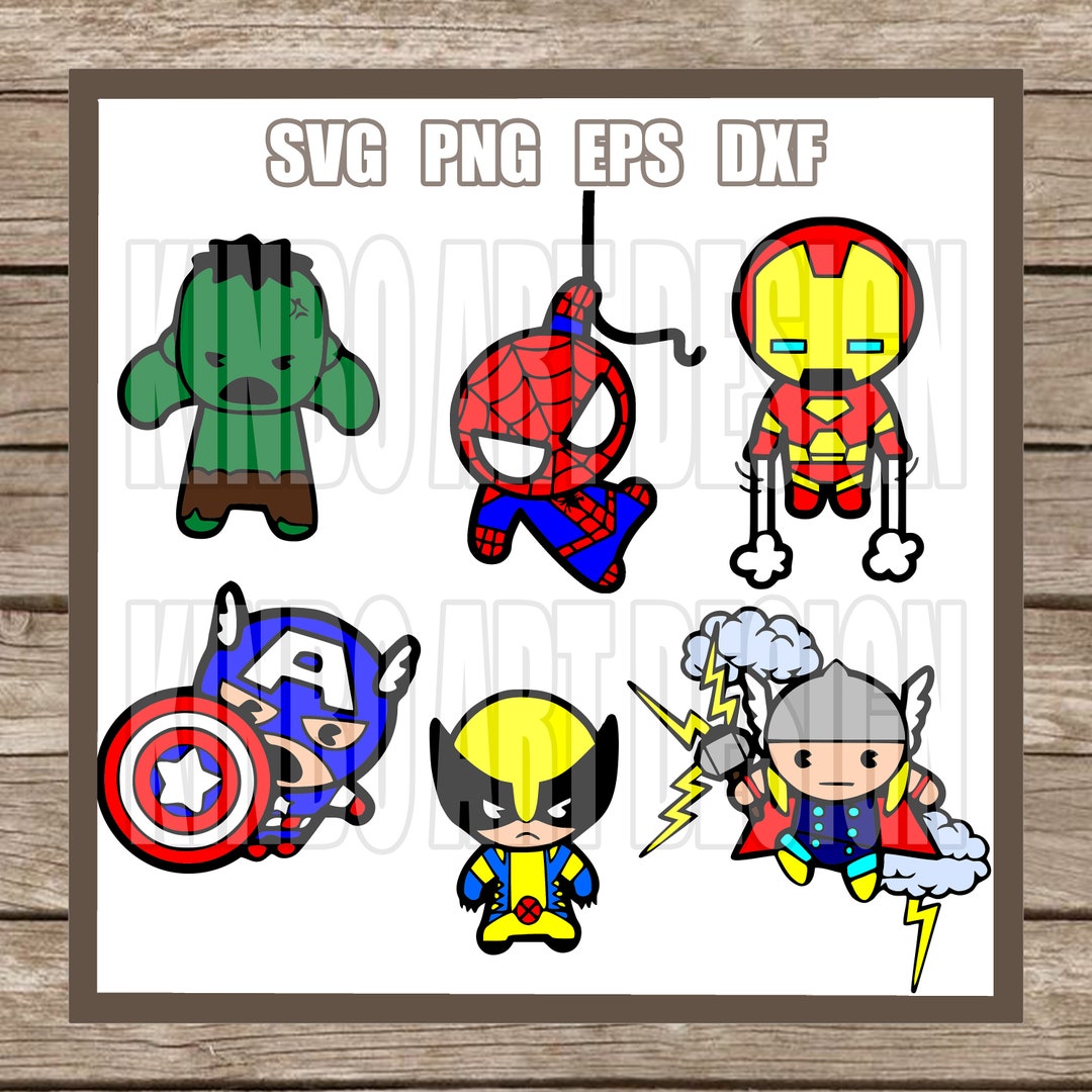 Superhero Svg / Baby Superhero Cricut Vector Bundle / Superhero DIY ...