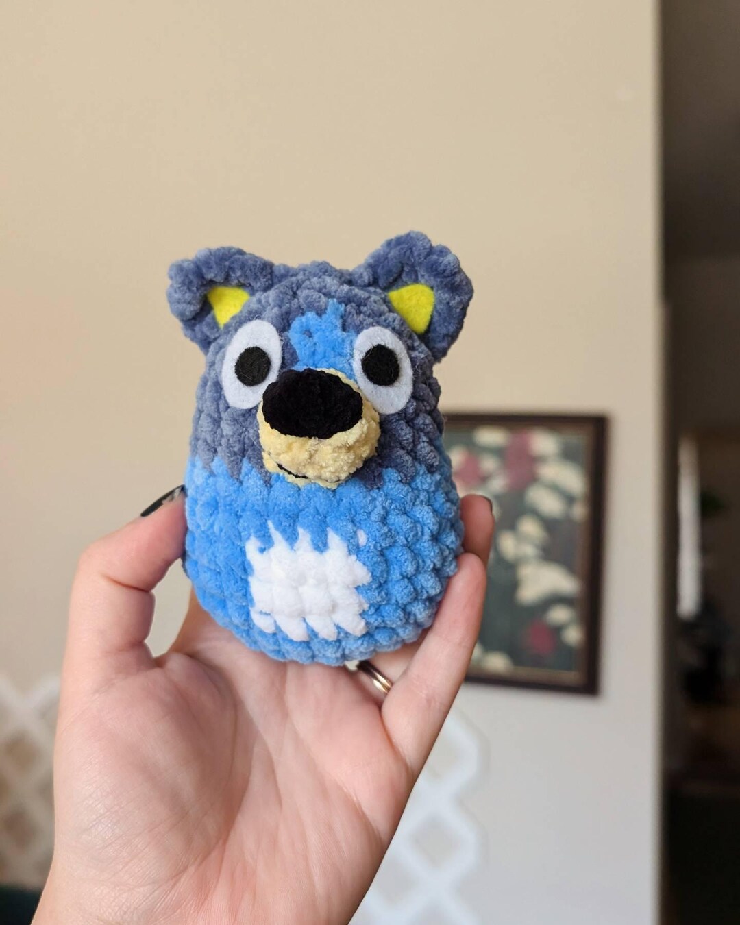 Blue Heeler Plush Crochet Stuffed Animal - Etsy