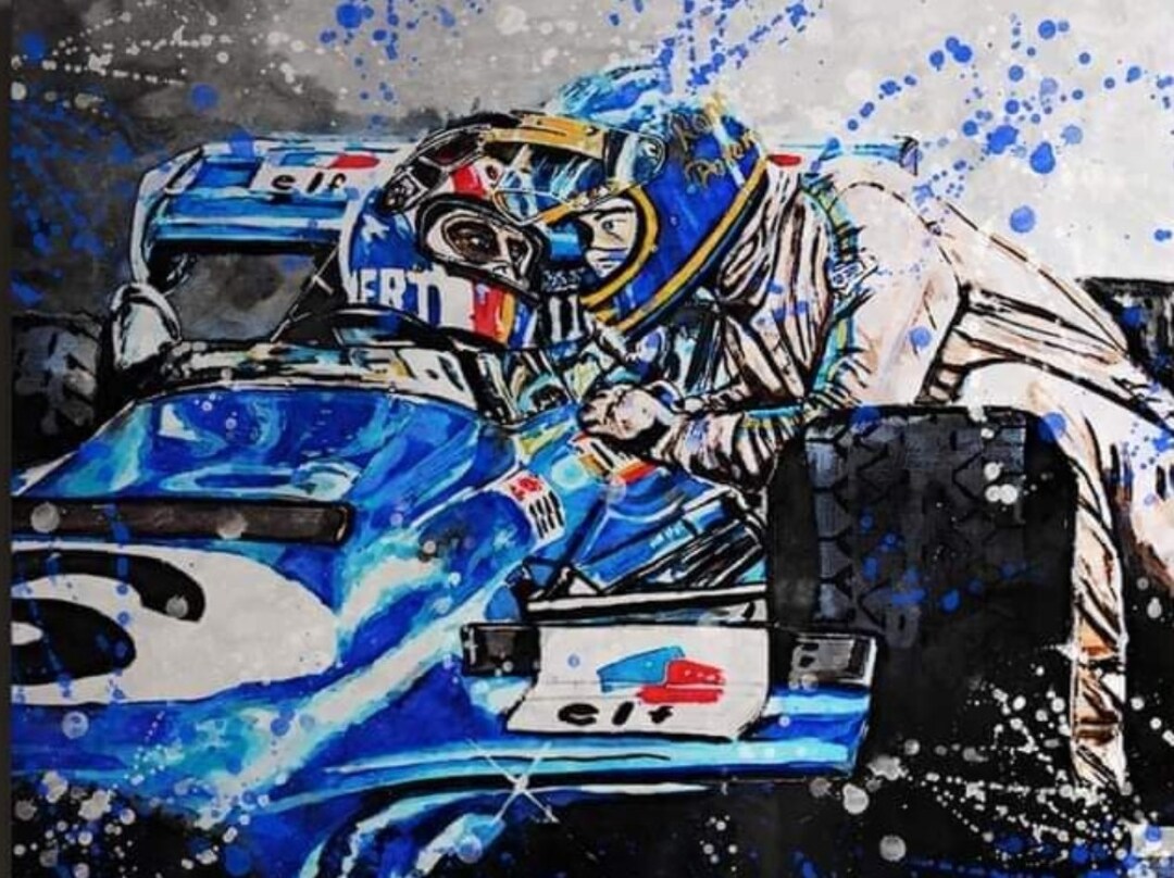 Ronnie Peterson Francois Cevert F1 30x20 Inch 1.5 Inch Deep Frame ...