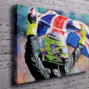 Lewis Hamilton Silverstone F1 Artwork Formula One Artwork Mercedes ...