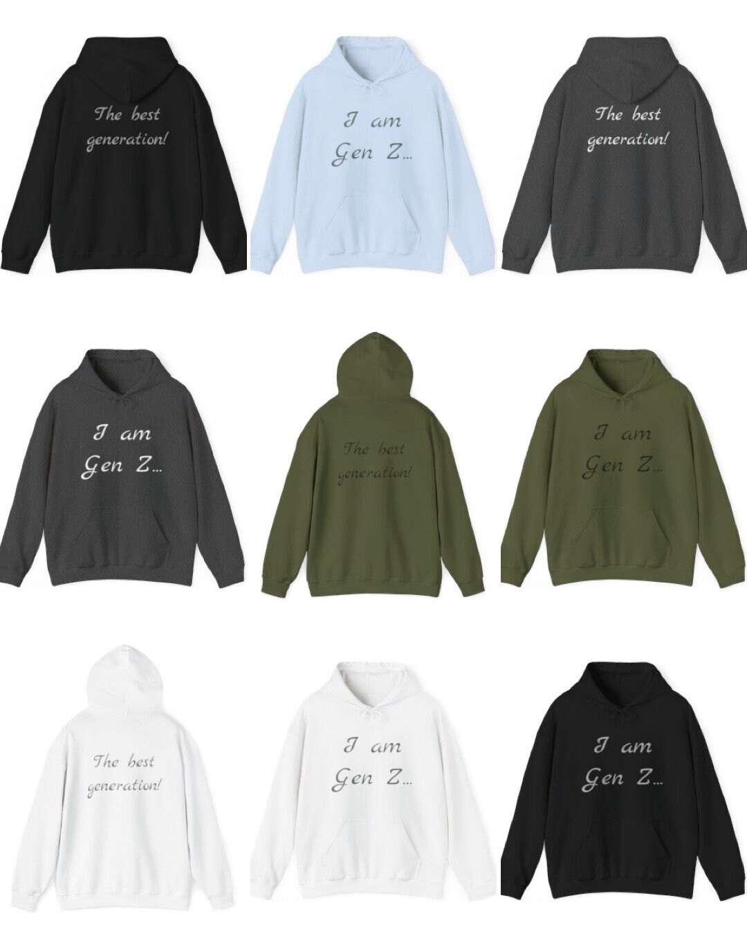 I Am Gen Z Men's Hooded Sweatshirt the Best Generation - Etsy