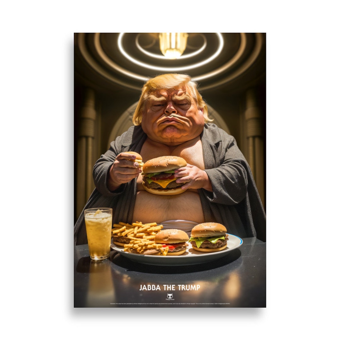 Jabba the Trump Matte Enhanced Poster - Etsy