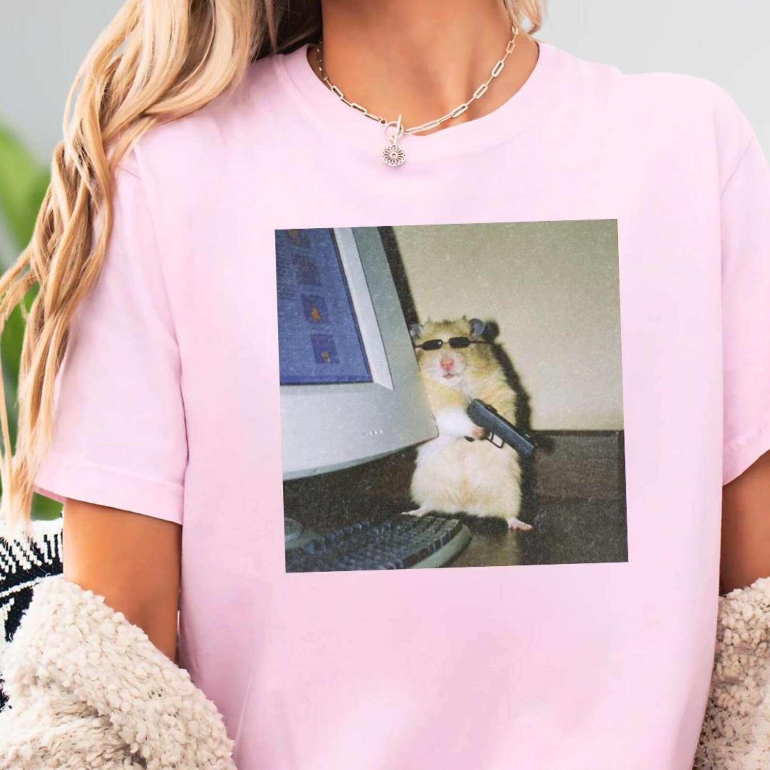 Cyber Hamster Meme Shirt, Dank Meme Hamster Shirt, Hamster Shirt, Funny ...