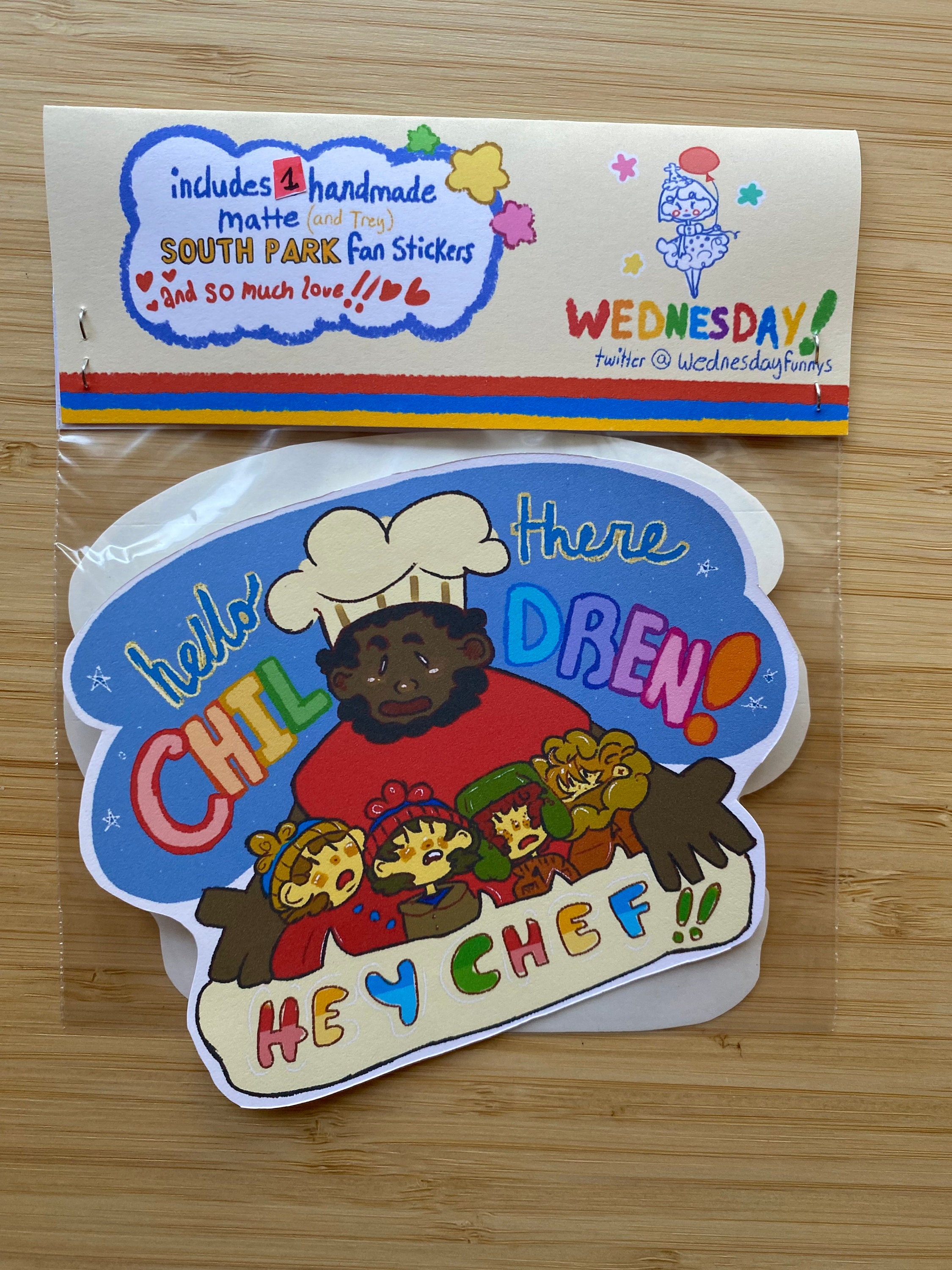 South Park Hey Chef Single Sticker - Etsy