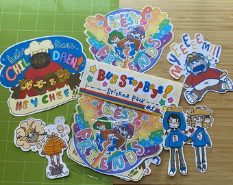 BUS STOP BOYS 1 South Park Sticker Pack Double Pack - Etsy