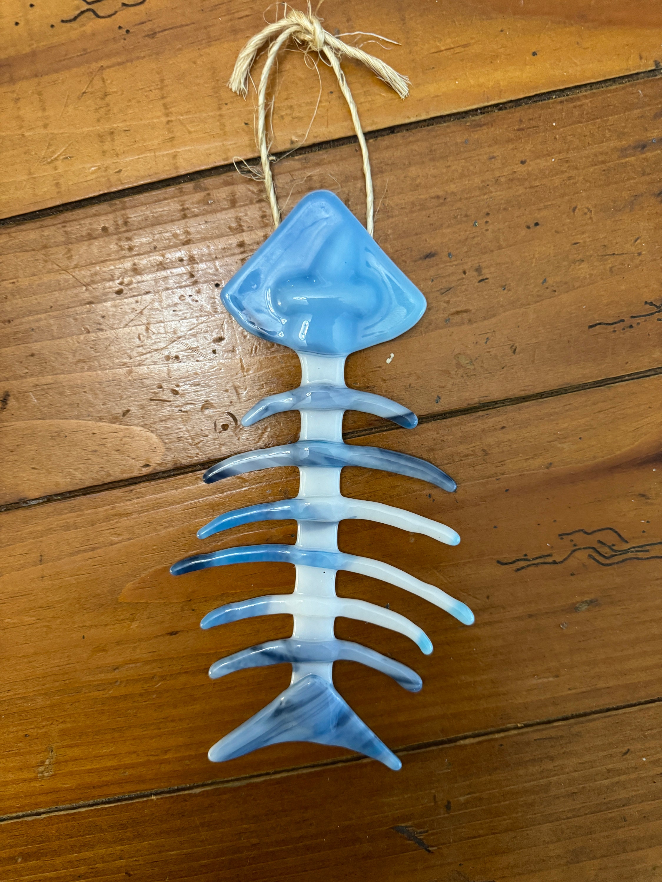 Fused Glass Fish Scales, Coastal Home Decor, Fused Glass Art, Fish Art ...
