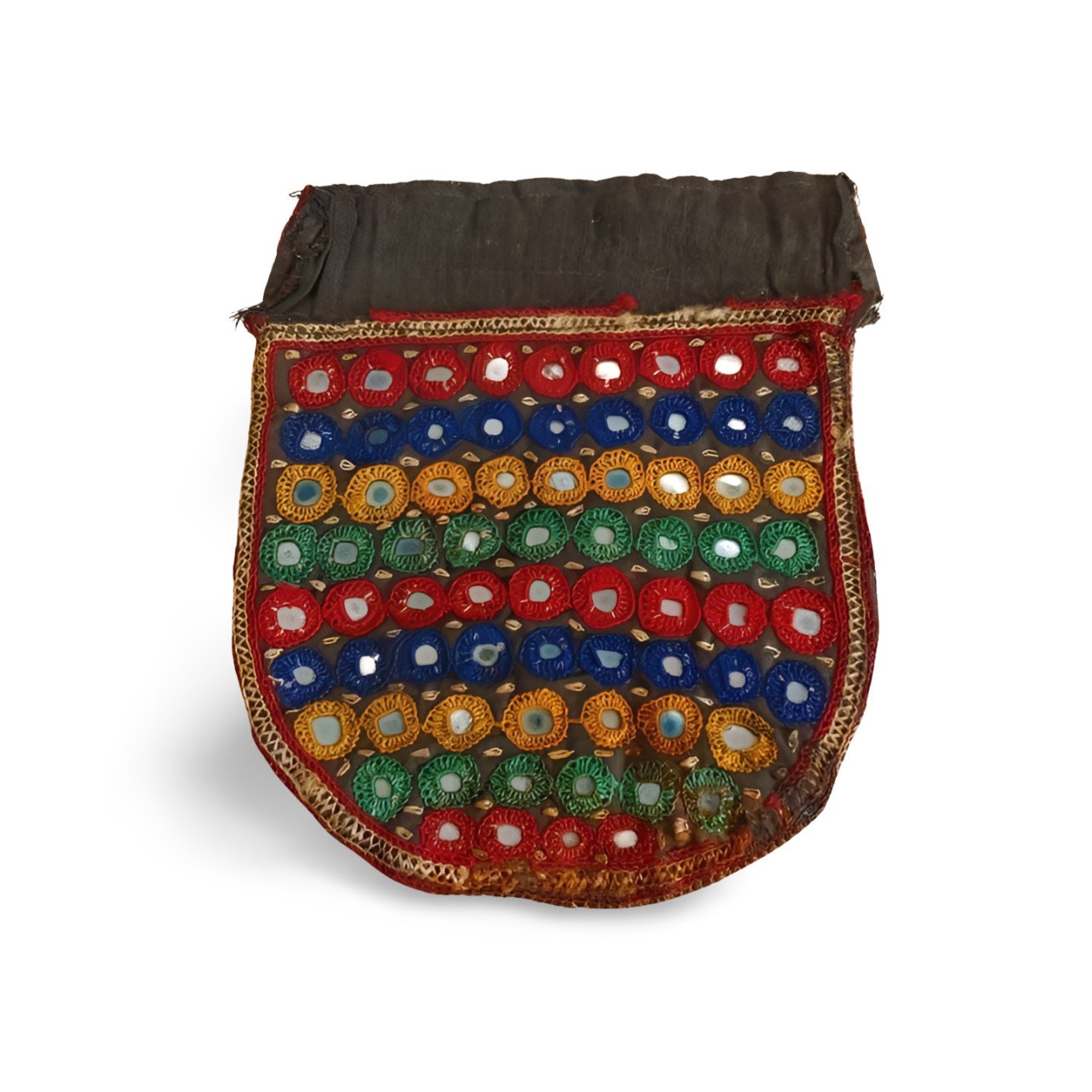 Antique Shisha Mirrored Embroidered Bag - Etsy