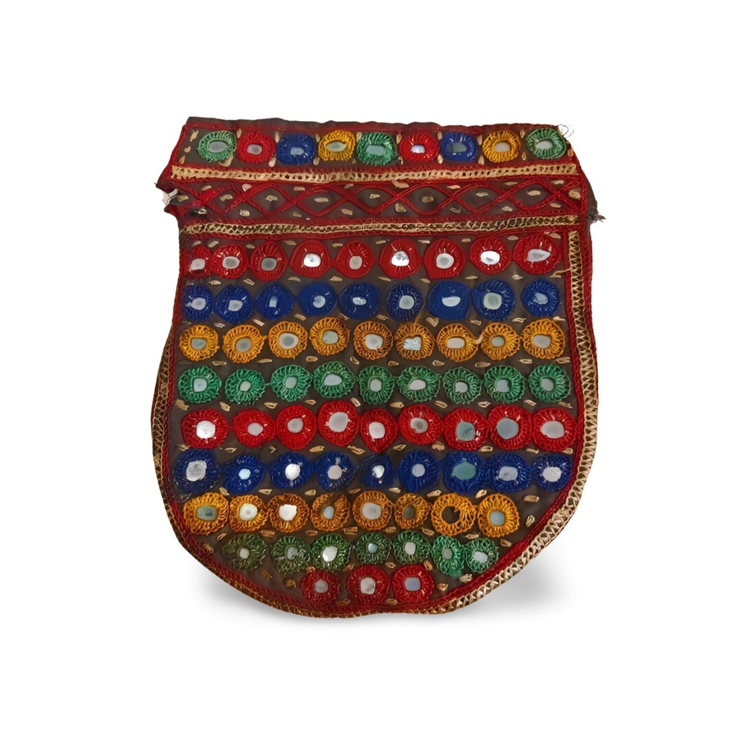 Antique Shisha Mirrored Embroidered Bag - Etsy