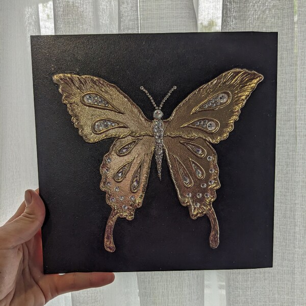 Bas Relief Butterfly - Etsy