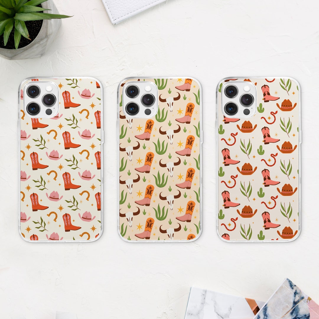 Cowgirl Rodeo Pattern Magsafe Phone Case, Texas Cowgirl Phone Cover ...