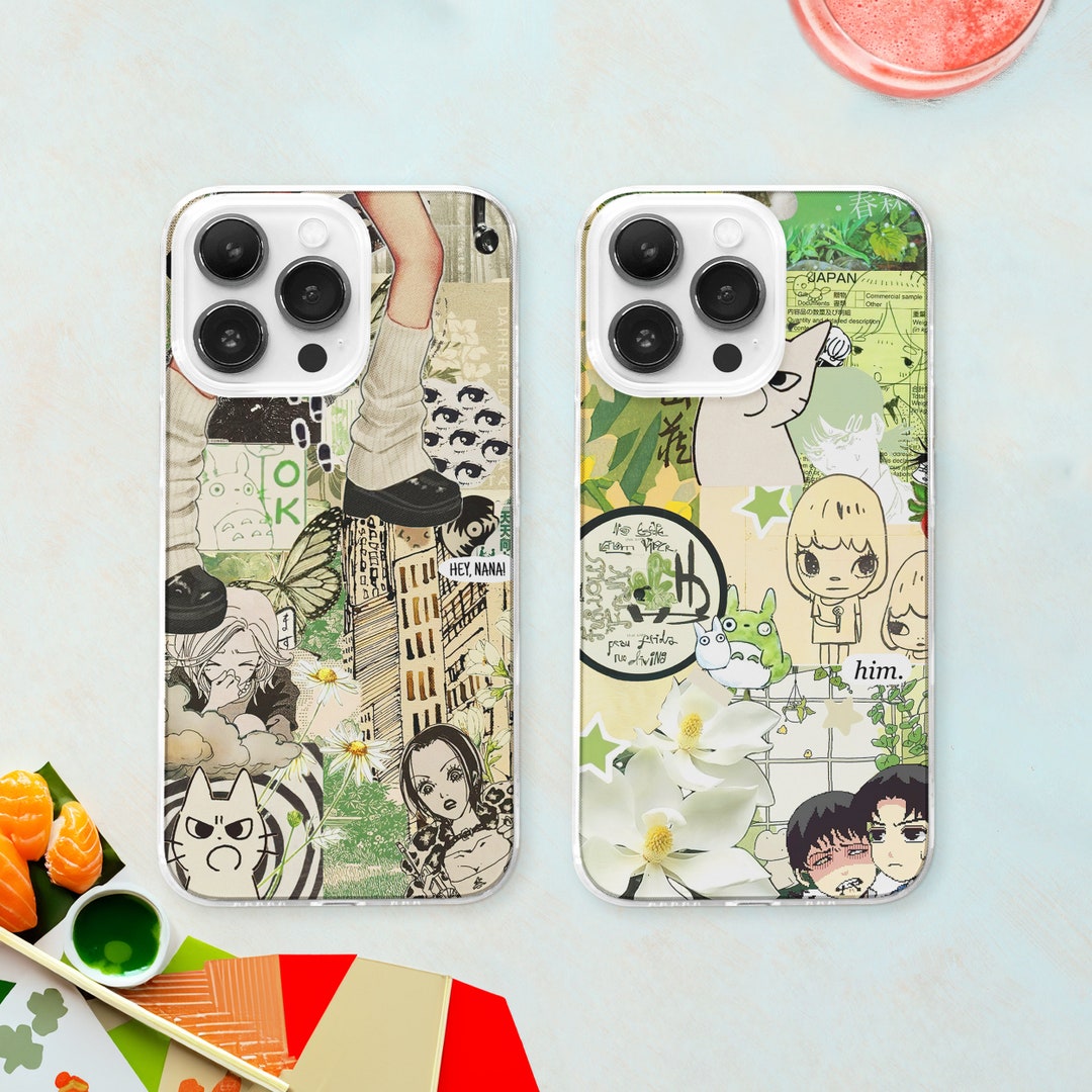 Japanese Anime Moodboard Magsafe Phone Case, Kawaii Manga Art Phone ...