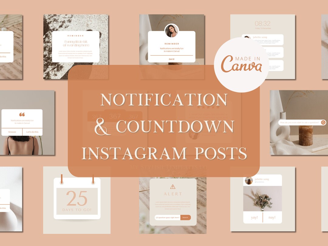 Virtual Assistant Instagram Countdown Post Templates | VA Social Media ...