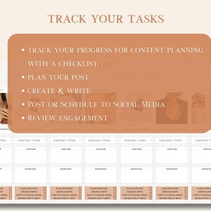 Social Media Content Calendar | Google Sheet Content Planner | Weekly ...
