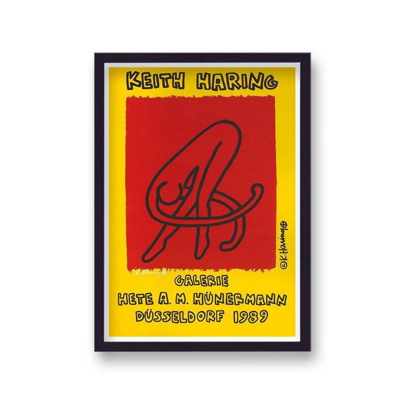 Keith Haring Balerina Galerie Hunermann Art Print - Etsy