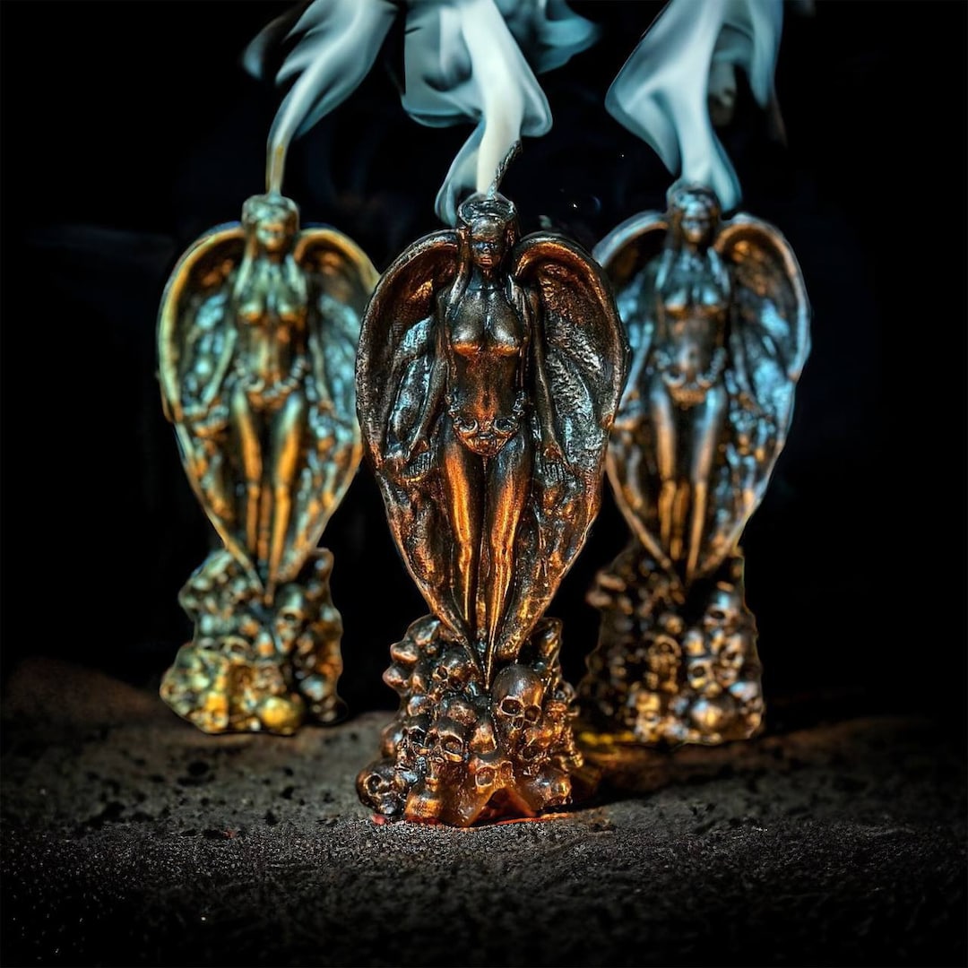 Candle Lilith Goddess Statue Lilith Candle Lilith Altar Lilith Ishtar ...
