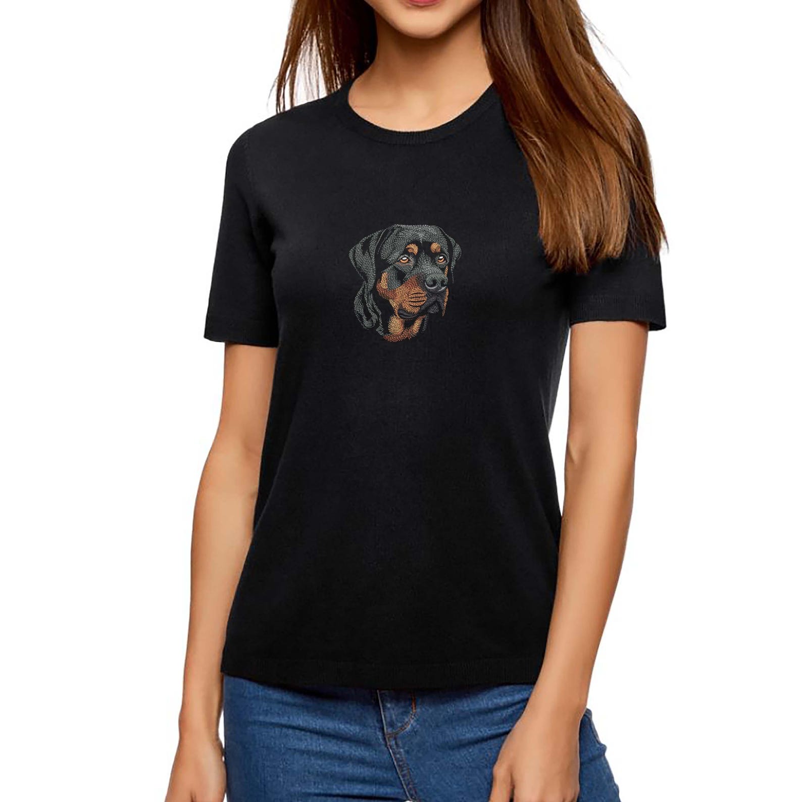 Rottweiler Embroidery Design, Dog Machine Embroidery Pattern, Pet ...